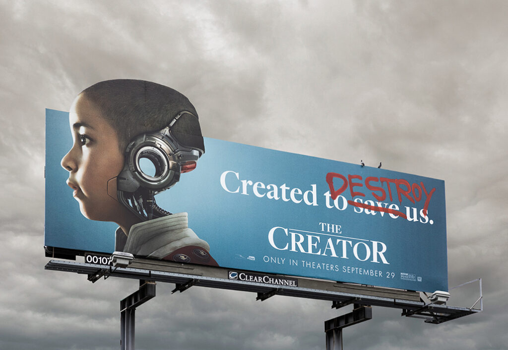 The Creator – Destroy Billboard – Golden Trailer Awards